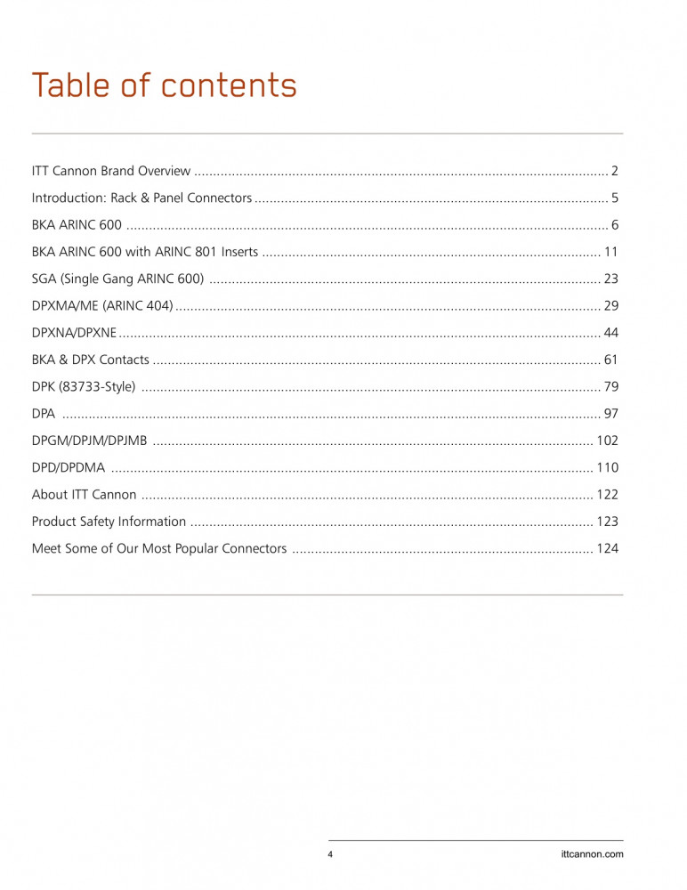 ITT Cannon document page 4