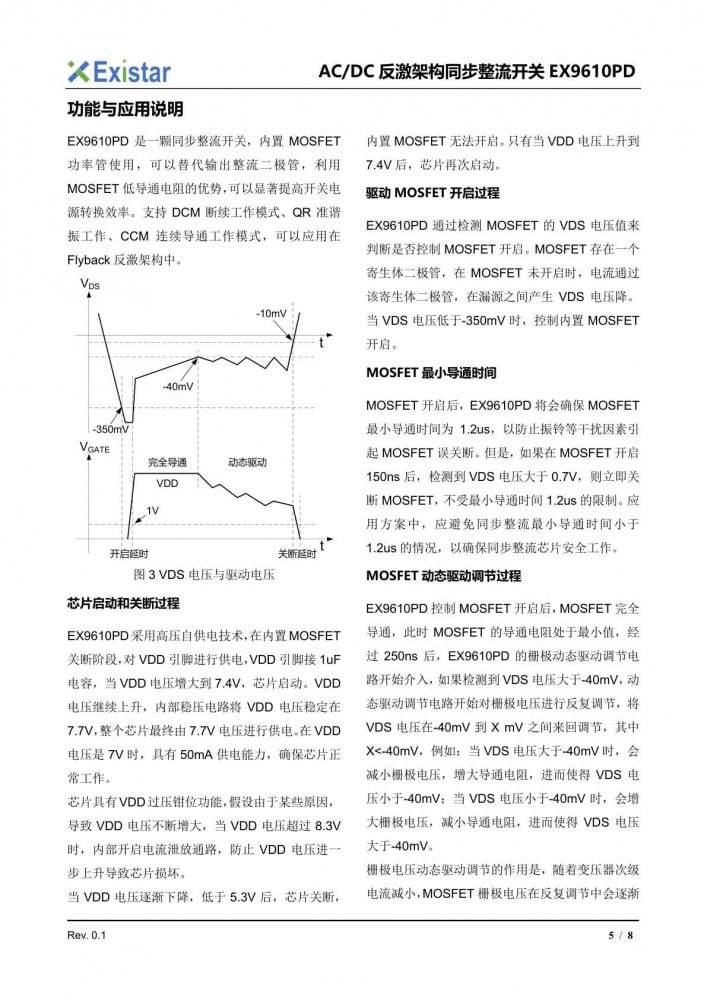 EX9610PD datasheet page 5