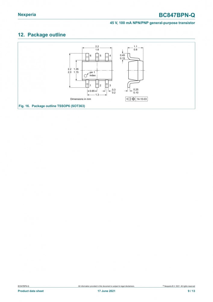 BC847BPN-QX datasheet page 9