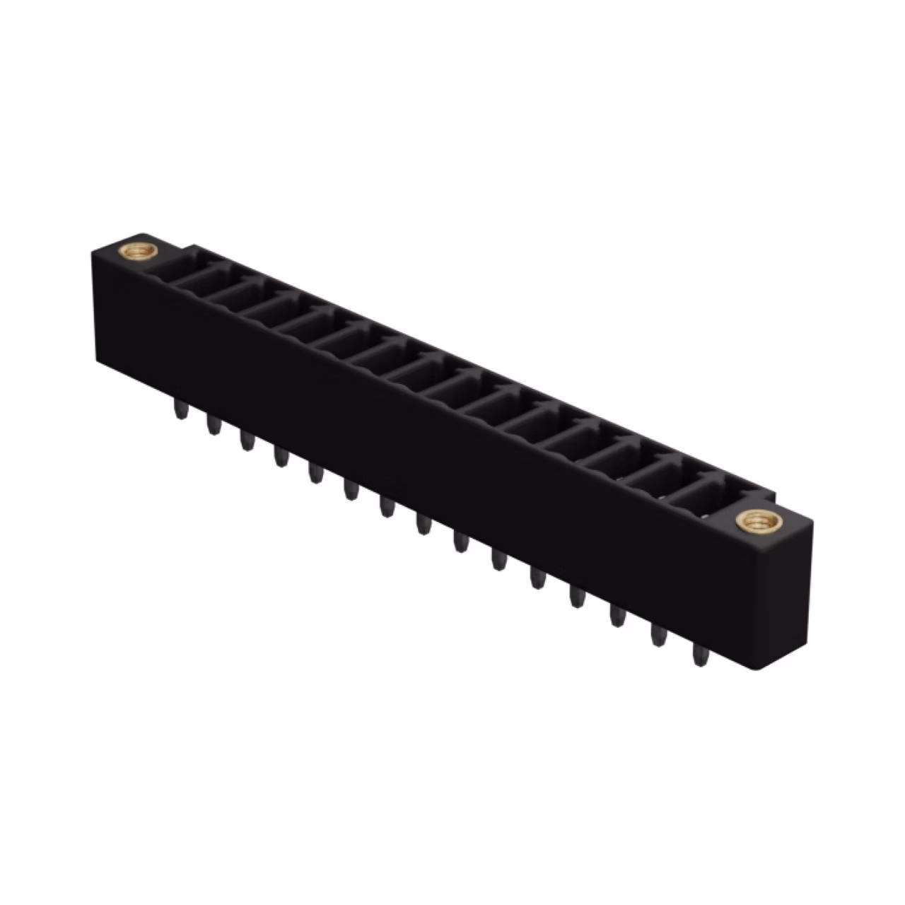 3.81mm Pitch Eurostyle Vertical PCB Header, with Threaded Retention Inserts, 15 Circuits for sale