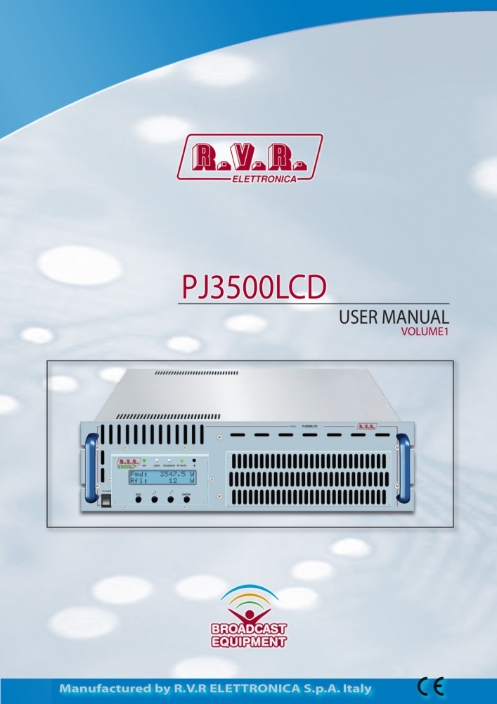 PJ3500LCD technical document page 1