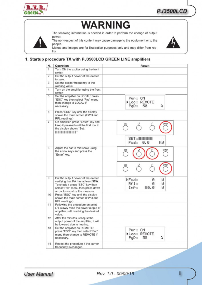 PJ3500LCD technical document page 3