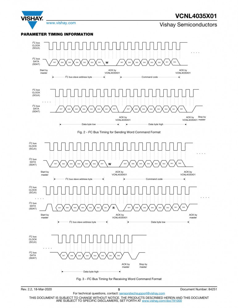 VCNL40351X01-GS18 technical document page 5