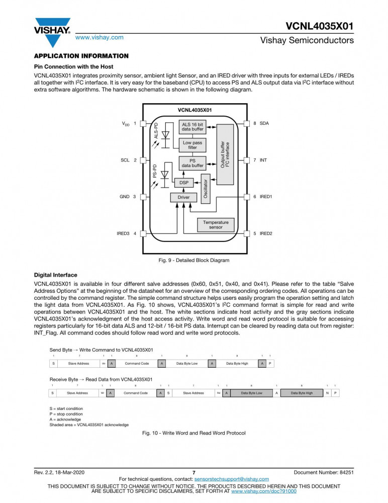 VCNL40351X01-GS18 technical document page 7