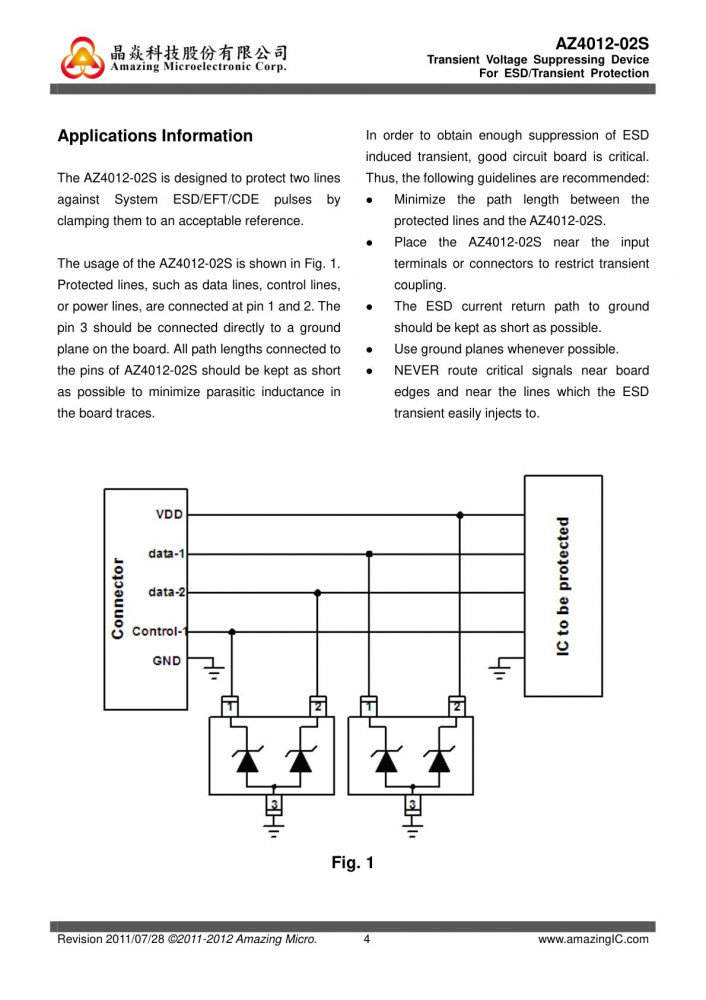 AZ4012-02S datasheet page 4