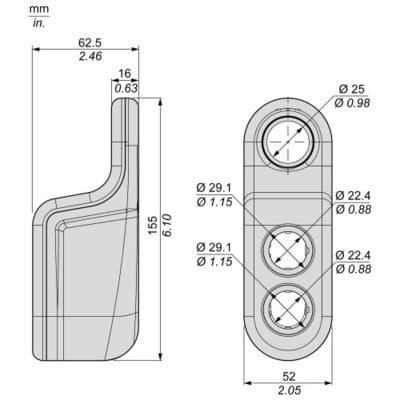 Schneider ZBRM22B0 Pushbutton Switch for sale