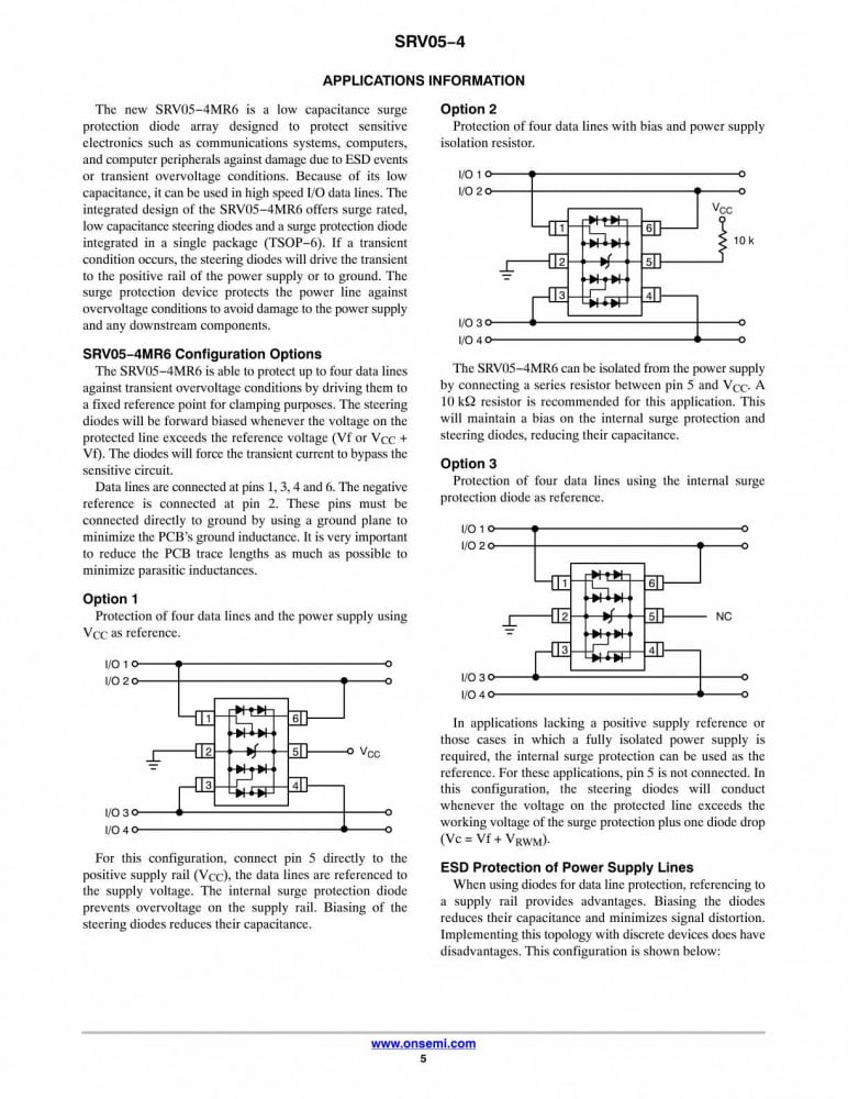 SRV05-4MR6T1G datasheet page 5