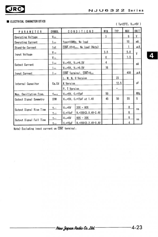 NJU6322 technical document page 3