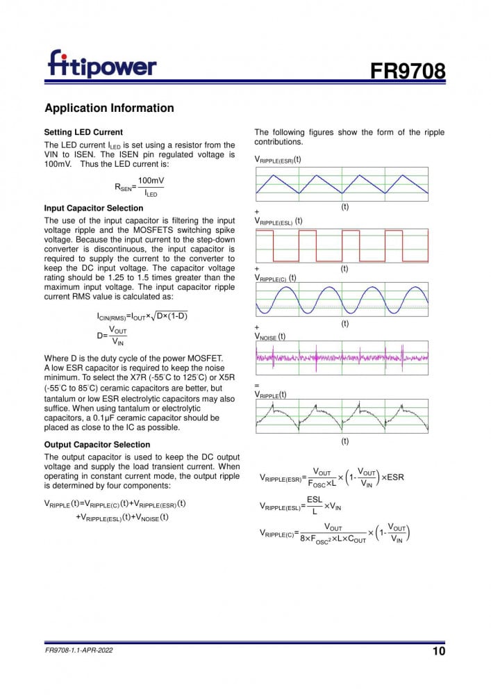 FR9708S6 datasheet page 10