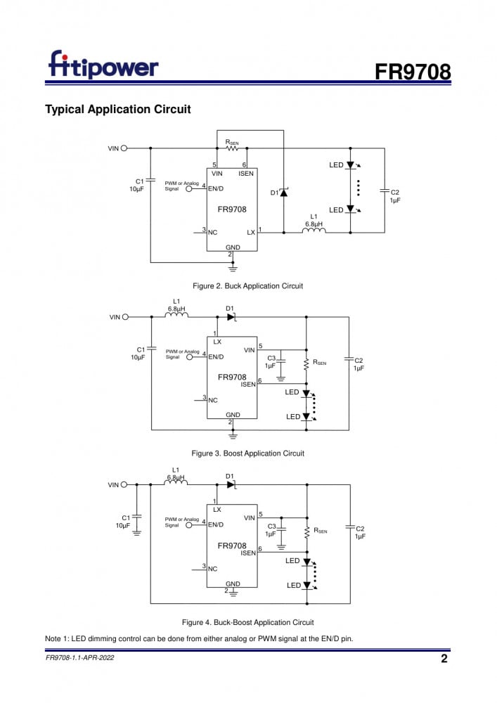 FR9708S6 datasheet page 2