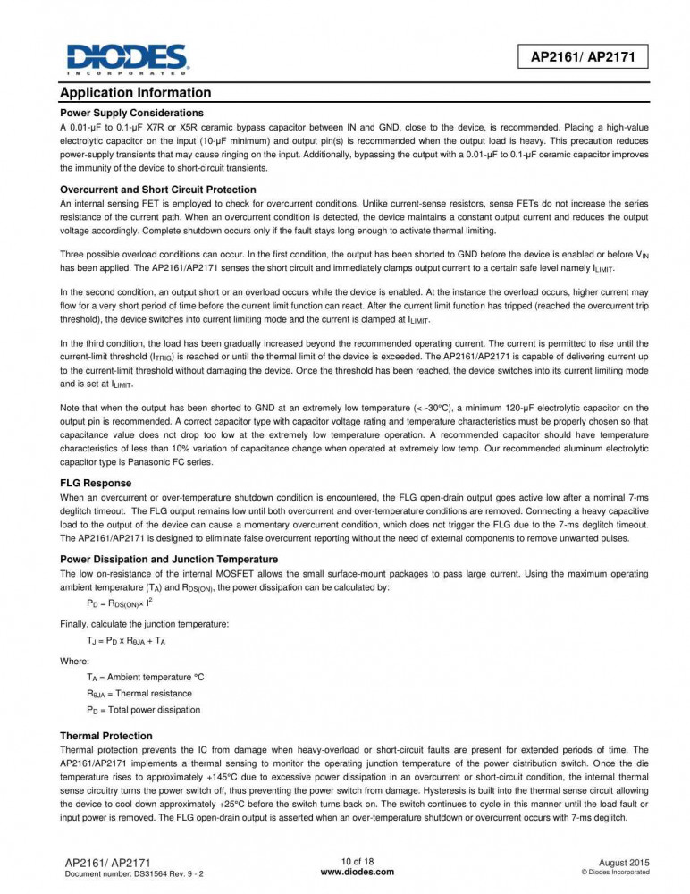 AP2171MPG-13 datasheet page 10