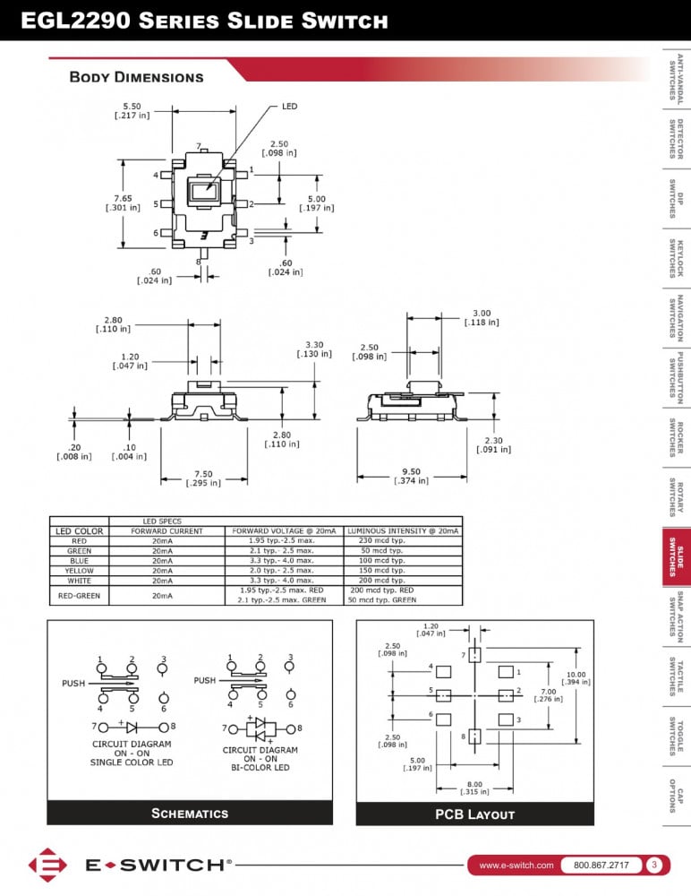 EGL2290R datasheet page 2