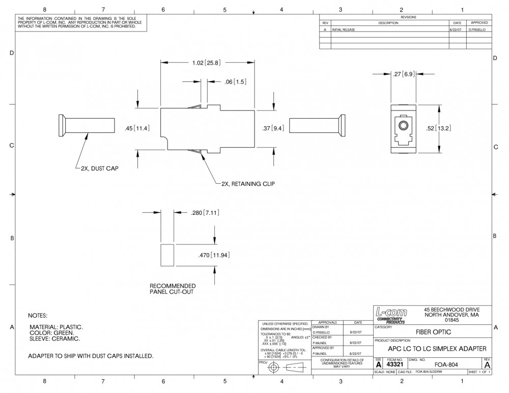 FOA-804 technical document preview