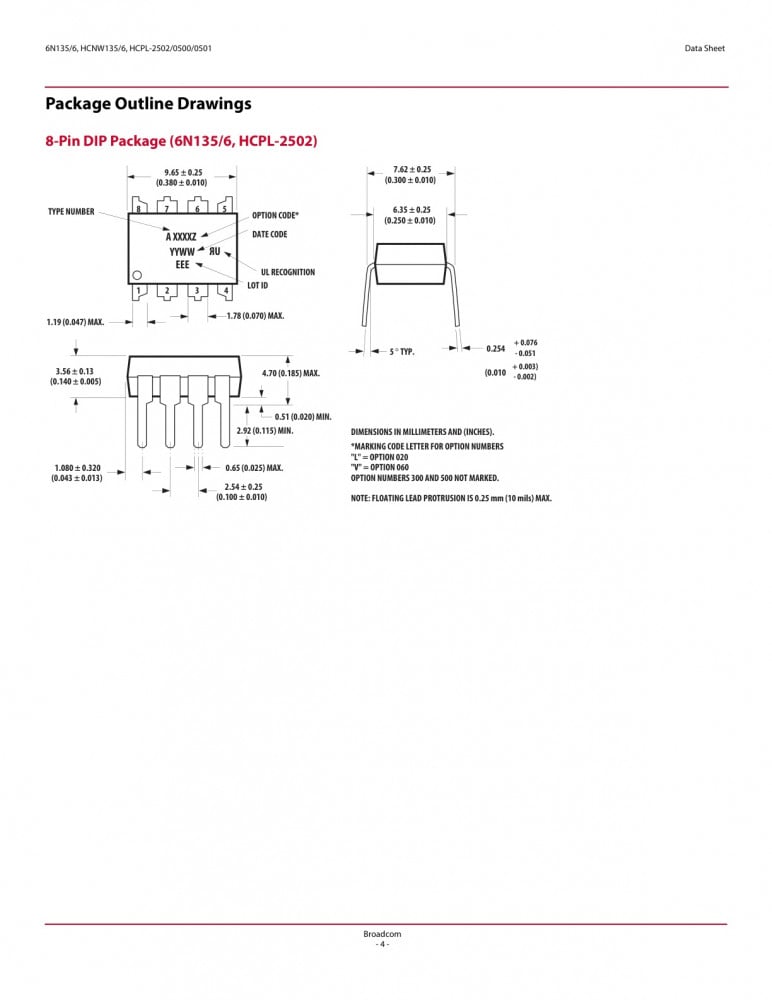6N136-320E datasheet page 4