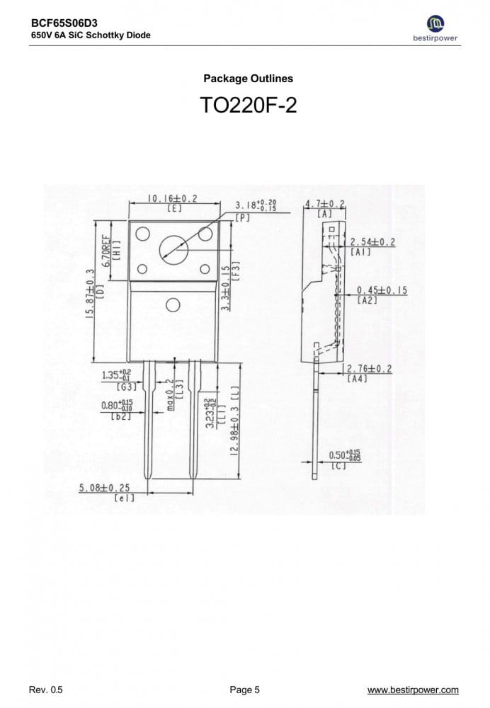 BCF65S06D3 datasheet page 5
