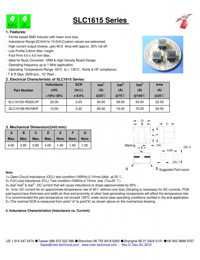 SLC1615 technical document page 1