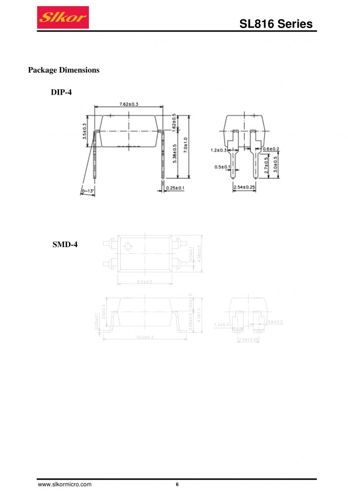 SL816S-C datasheet page 6
