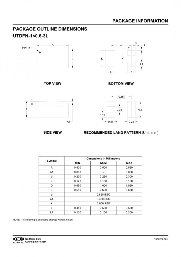 SGM05UU2A3 datasheet page 7