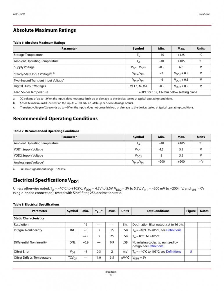 ACPL-C797 datasheet page 6