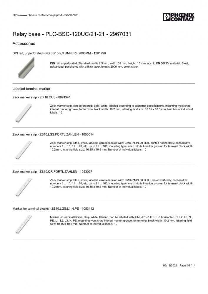 Phoenix Contact 2967031 document page 10