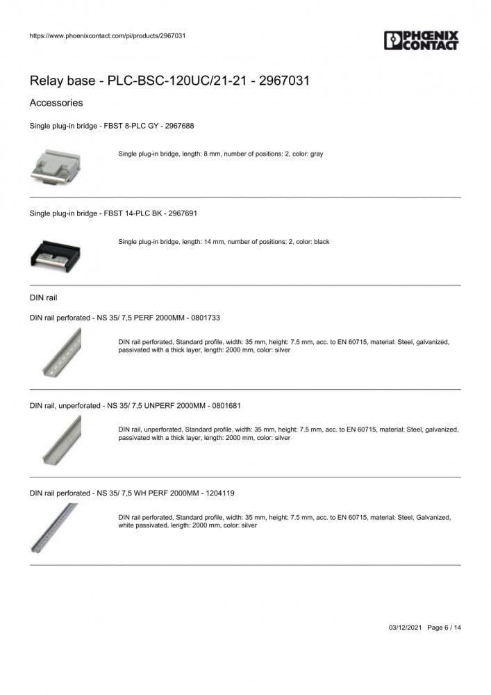 Phoenix Contact 2967031 document page 6