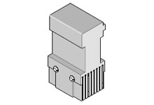 Press-In Tool for Right-Angle Receptacle and Header 11-Row, 10-Column