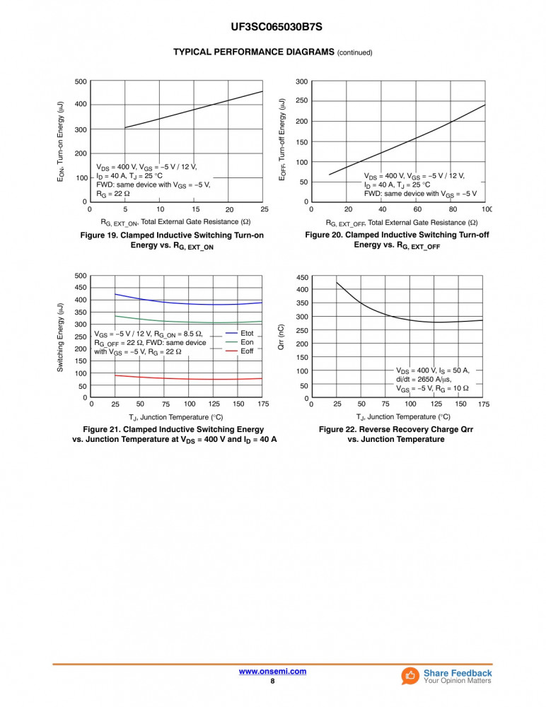 UF3SC065030B7S technical document page 8