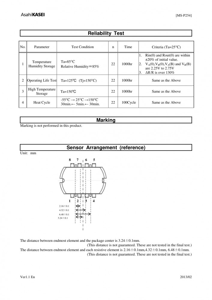 MSP254 datasheet page 5