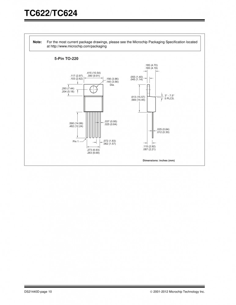 TC622 datasheet page 10