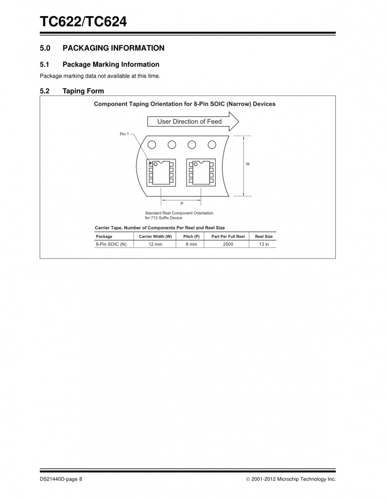 TC622 datasheet page 8