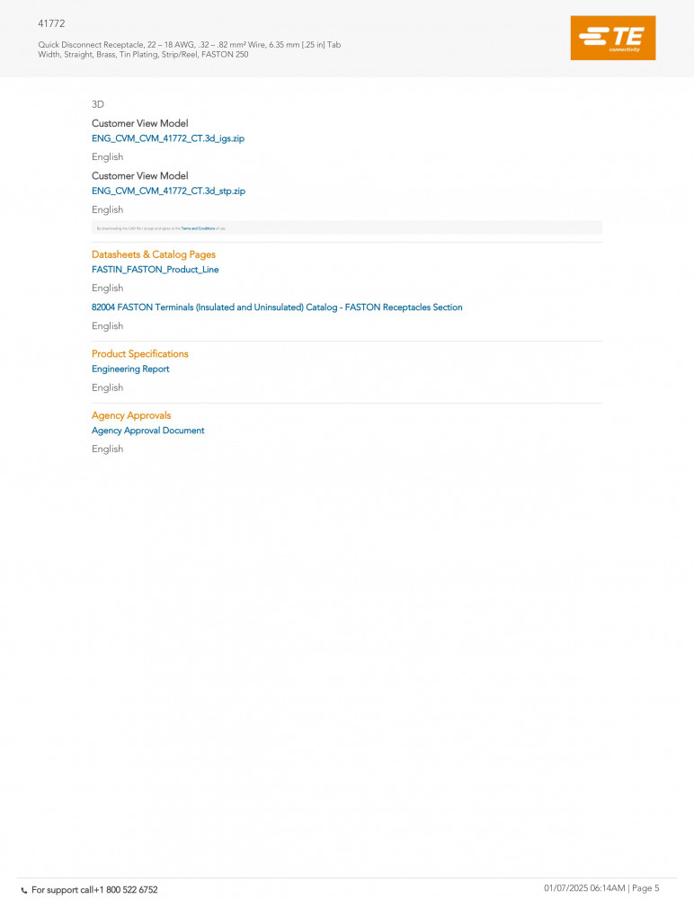 TE Connectivity 41772 document page 5