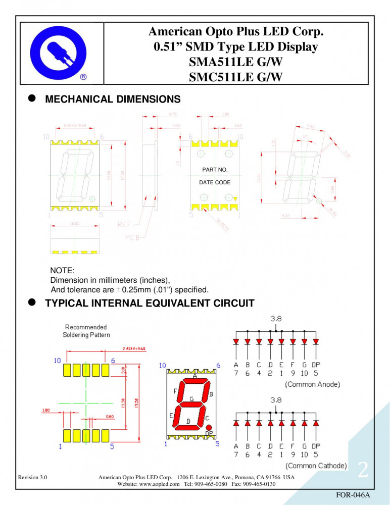 SMA511LE document preview, page 2