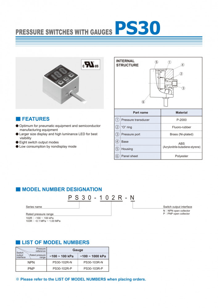 PS30 product documentation, page 1