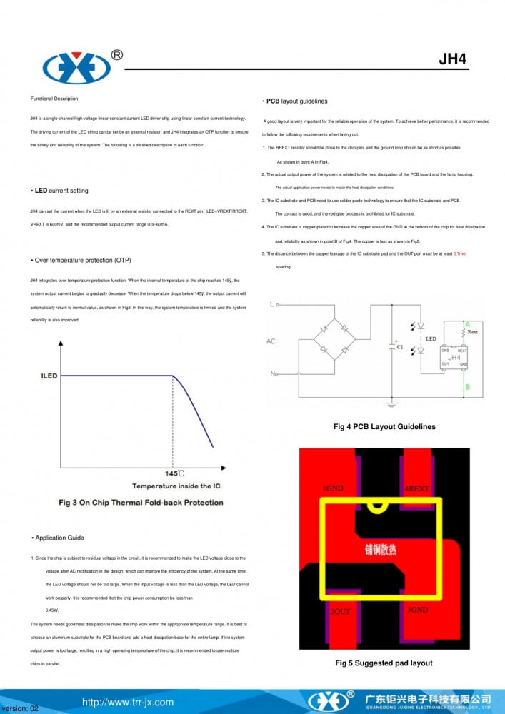 JH4 datasheet page 4