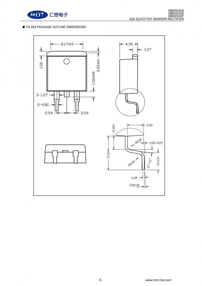 MBR2045F datasheet page 5