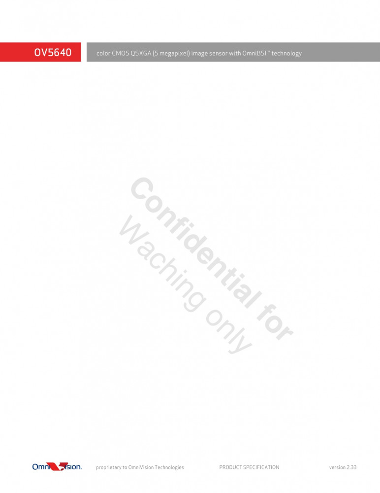 OV05640-A71A-1B datasheet page 4