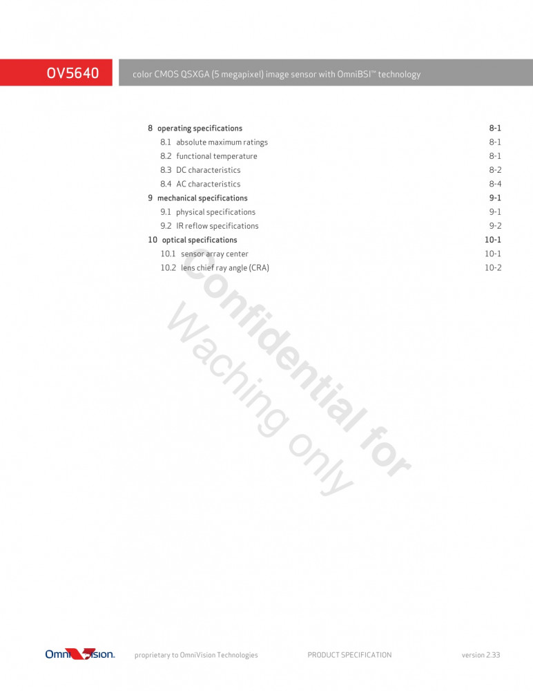 OV05640-A71A-1B datasheet page 8