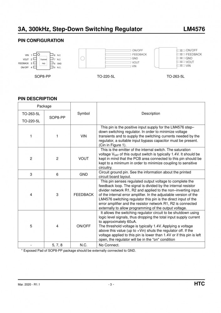 LM4576 datasheet page 3