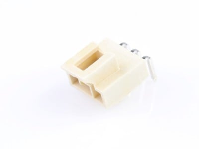 1.00mm Pitch, Pico-Clasp PCB Header, Single Row, Vertical, Surface Mount, Tin Plated, Friction Lock, 3 Circuits, Red