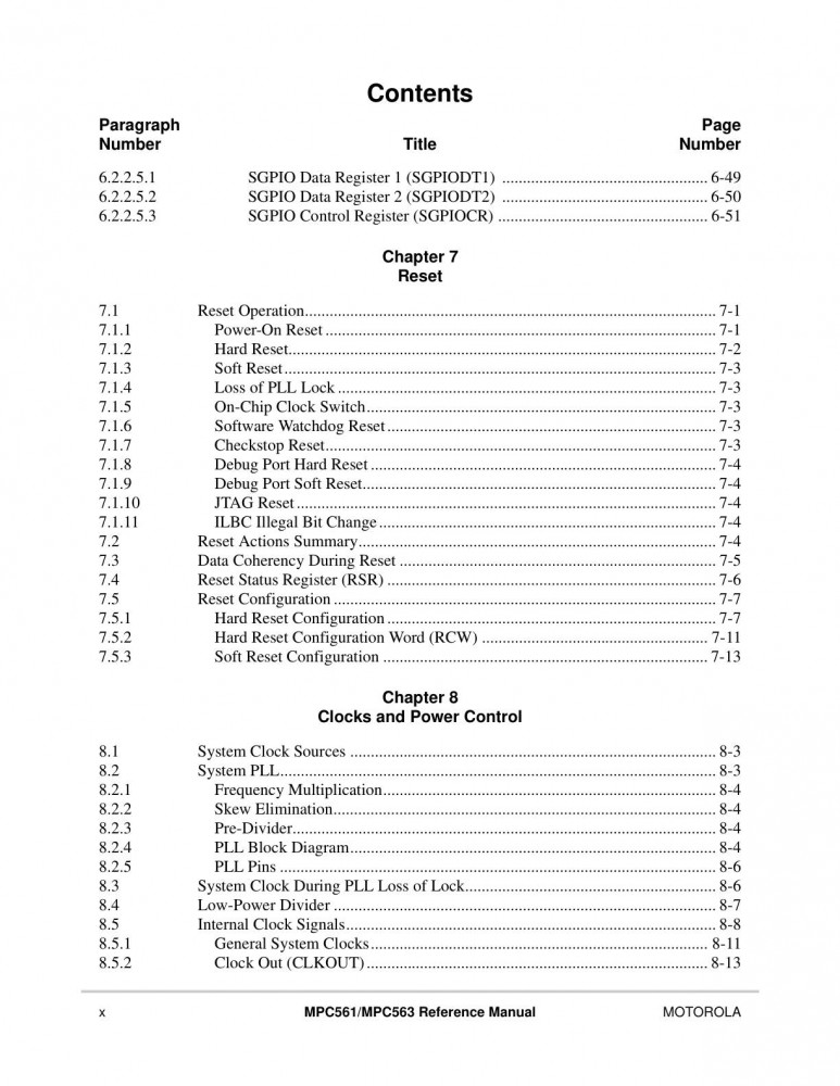MPC561/MPC563 reference manual page 10
