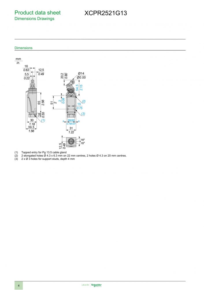 XCPR2521G13 technical document page 4