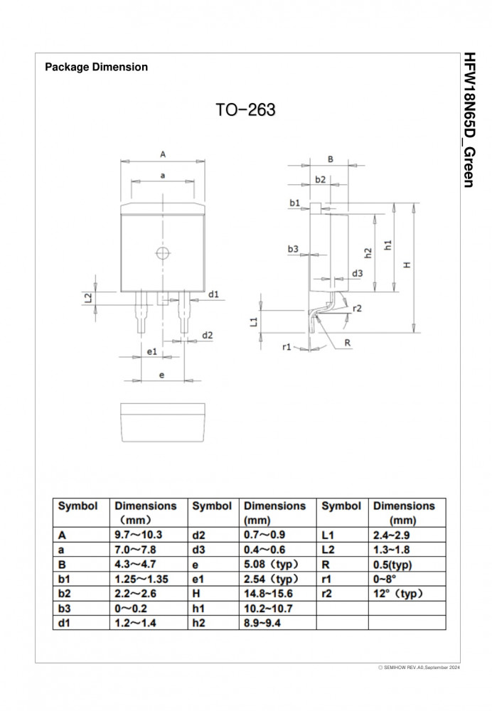 HFW18N65D datasheet page 7
