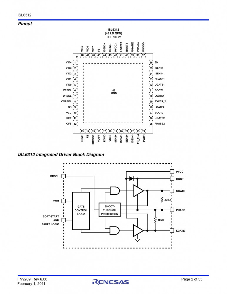 ISL6312IRZ-T technical document page 2