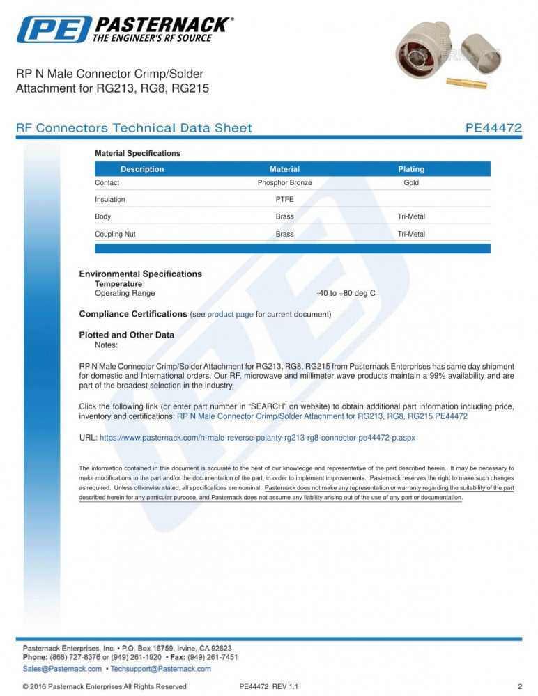 PE44472 technical document page 2