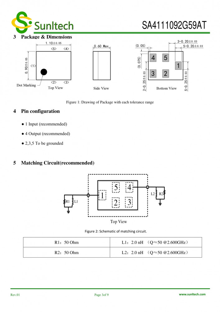 SA4111092G59AT datasheet page 3