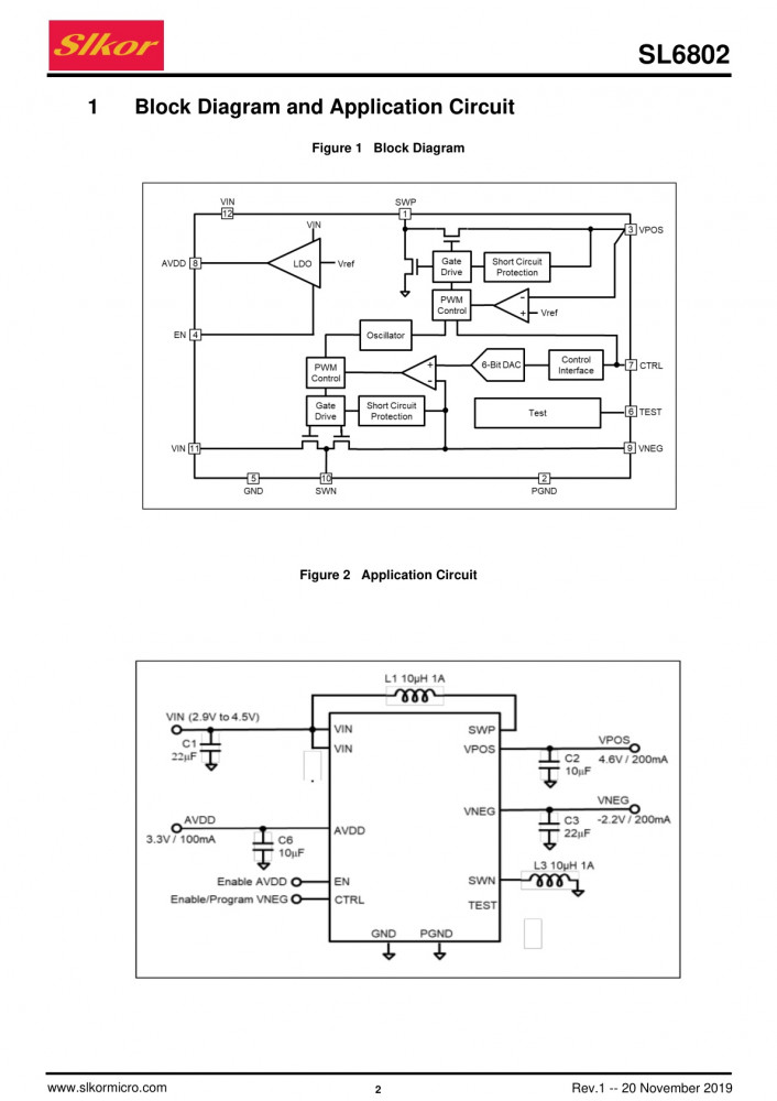 SL6802 datasheet page 2