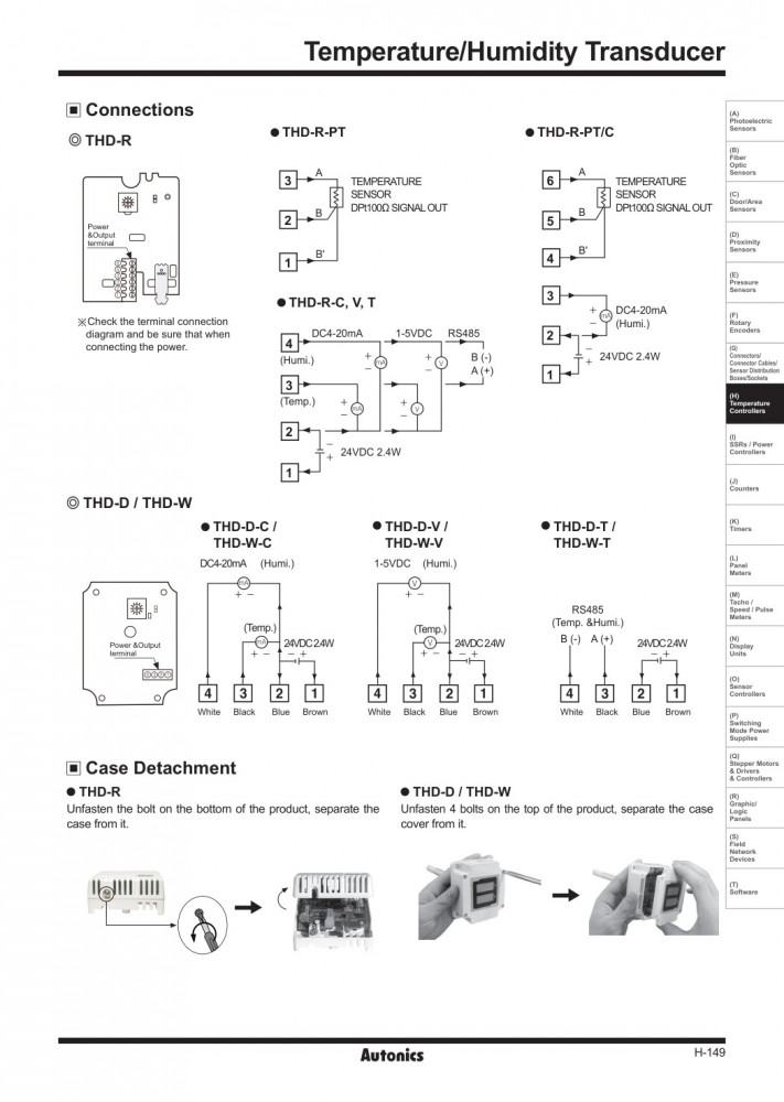 THD Series technical document page 3