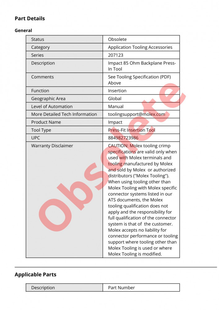 Tooling documentation page 2