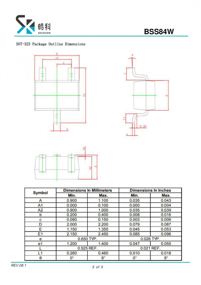 BSS84W datasheet page 5