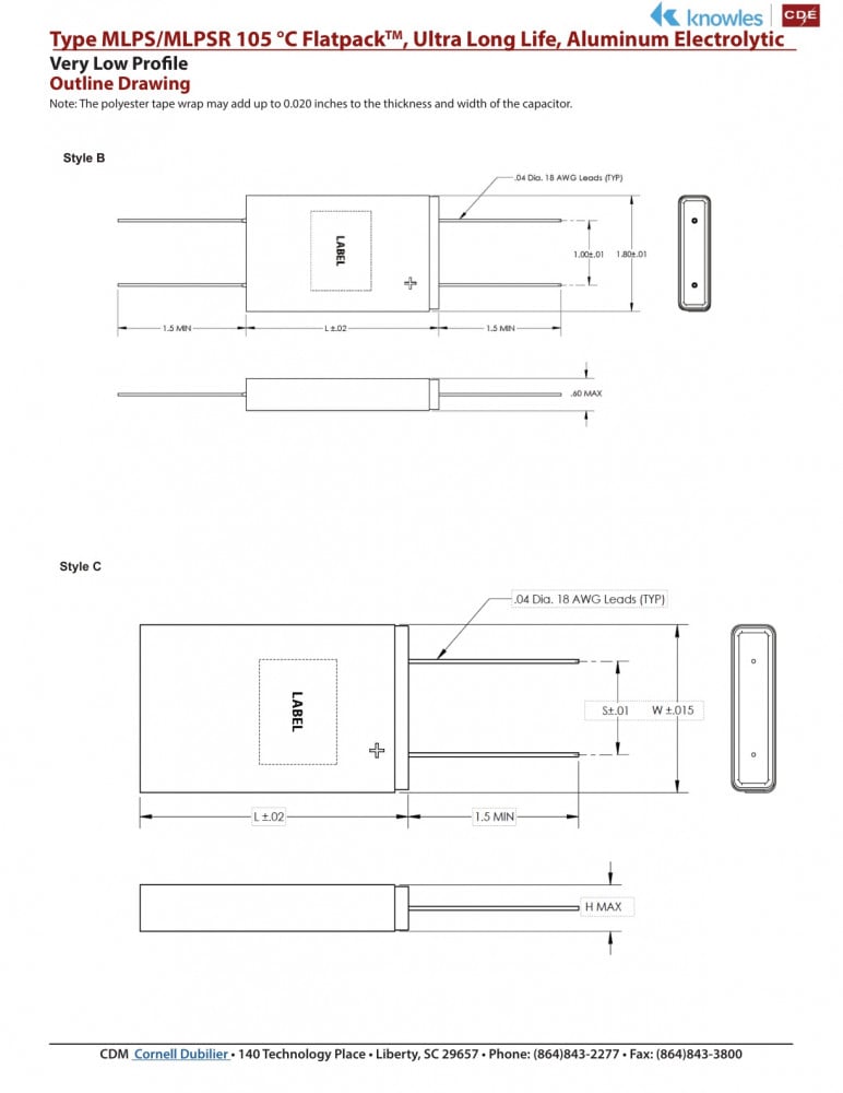 MLPS datasheet page 4